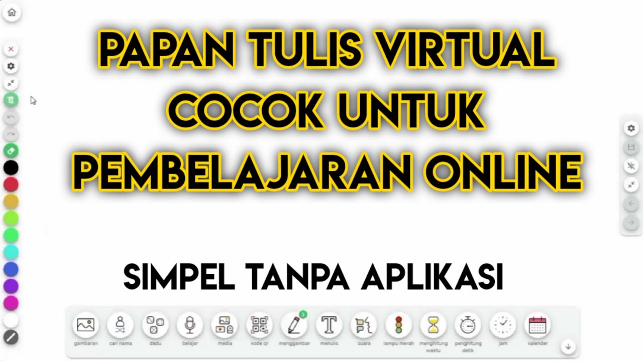 Papan Tulis Virtual Cocok untuk Pembelajaran Online - YouTube