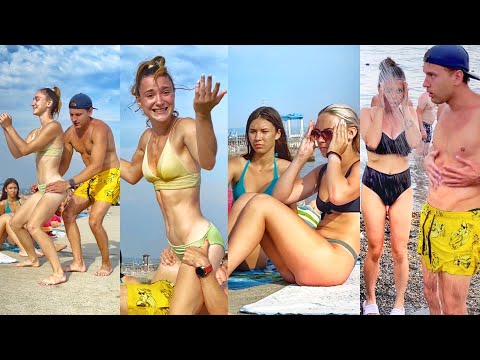 CRAZY PRANKS On The Beach ! 😅 (prt.3)