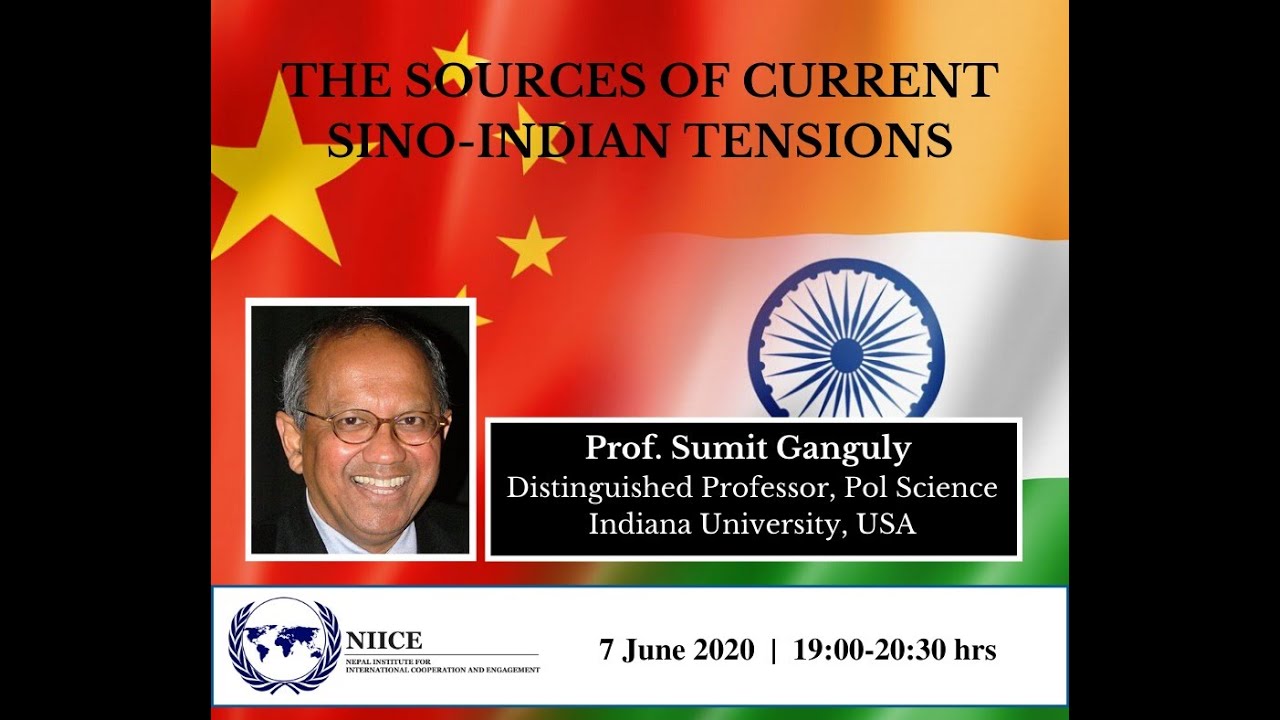 The Sources of Current Sino-Indian Tensions - Prof Sumit Ganguly - YouTube