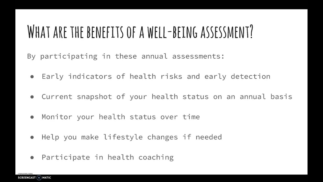 Well Being Assessments - YouTube