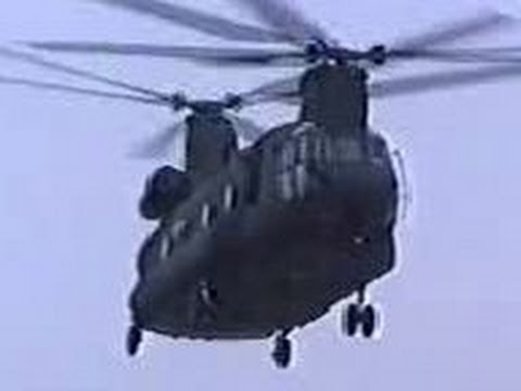 Chinook Boeing Helicopter Flyby Landing and Take Off Show of Force – US ...