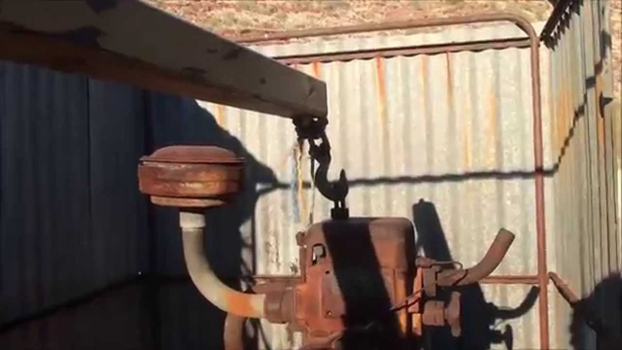 Lister stationary engine recovery - YouTube