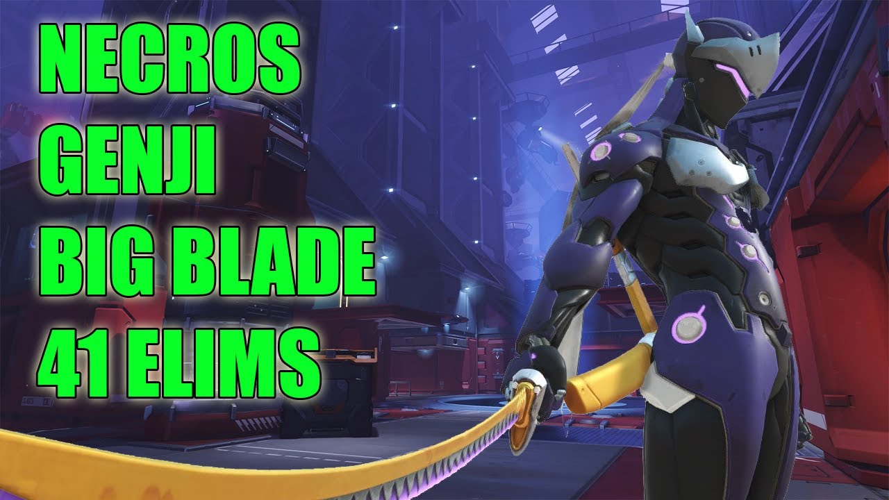 NECROS GENJI GOD GAMEPLAY 41 ELIMS POTG - GRAND MASTER OVERWATCH SEASON ...