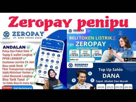 Zeropay penipu Agen pulsa| Aplikasi ZEROPAY - YouTube