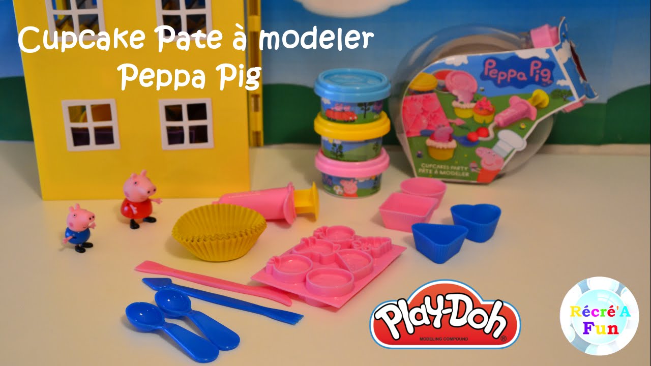 Cupcake Peppa Pig pate à modeler / Peppa pig Cupcake Dought Playset ...