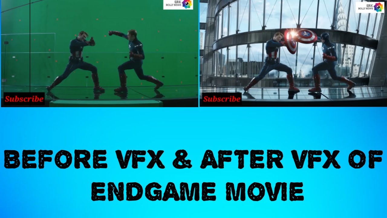 Before VFX and after VFX of endgame detailed in hindi | vfx breakdown ...