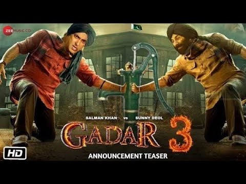 Gadar 3 Official Trailer | Sunny Deol, Salman Khan, Utkarash Sharma ...