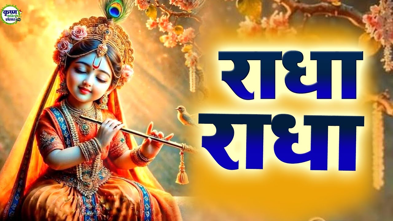 SPECIAL MANTRA FOR MEDITATION ~ राधा राधा | Radha Radha Radha | राधा ...