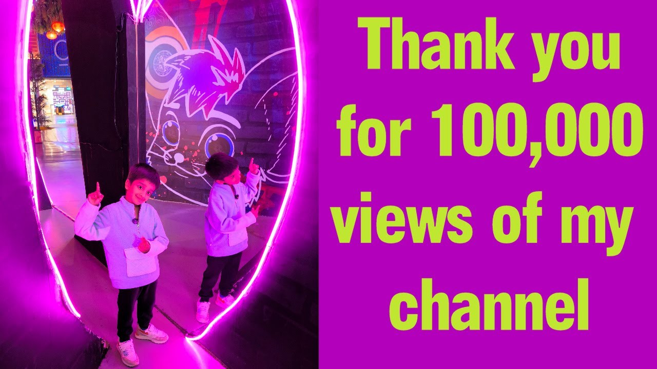 Thank you for the first 100k views of my channel - YouTube