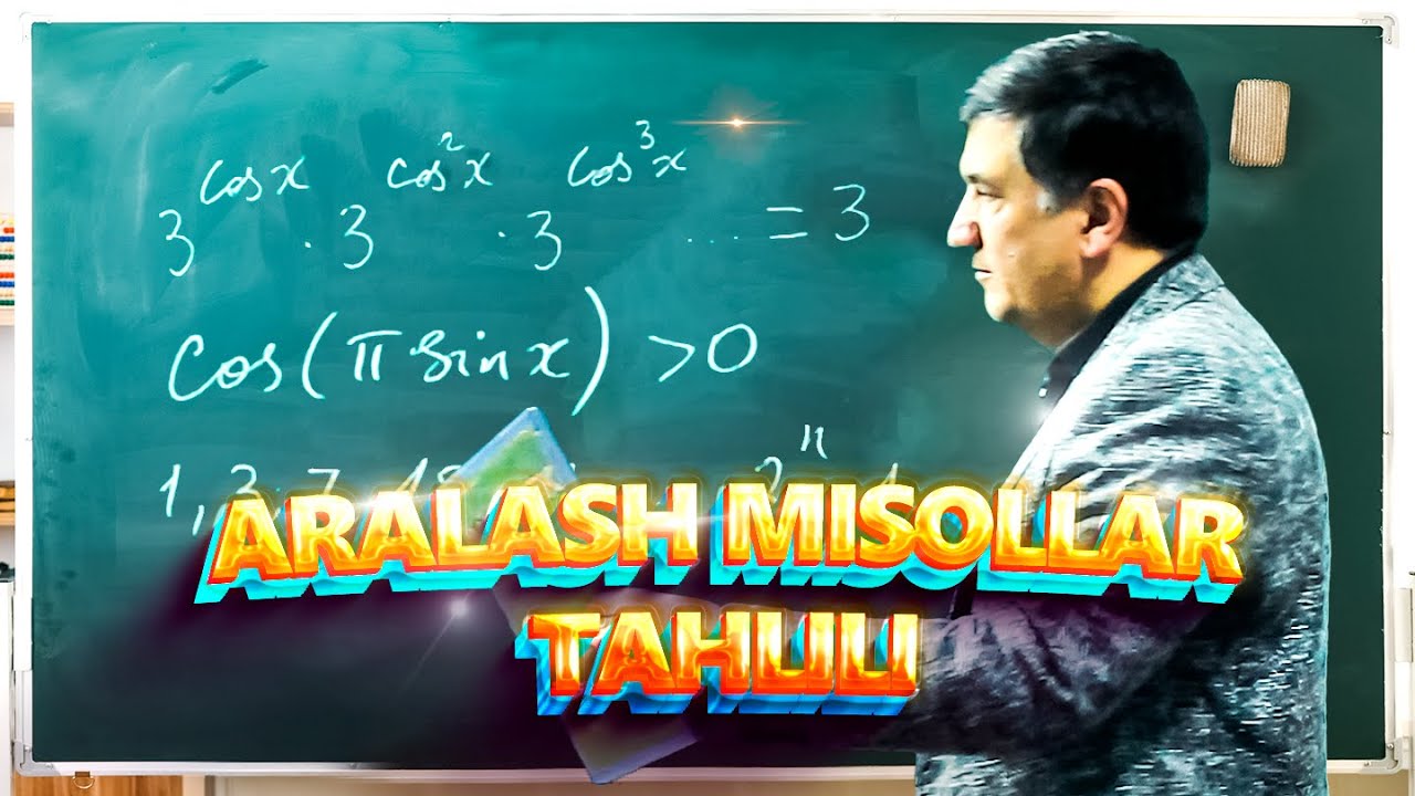 Abituriyent 2023. 4- variant. 1-15 misollar. Aralash misollar tahlili ...