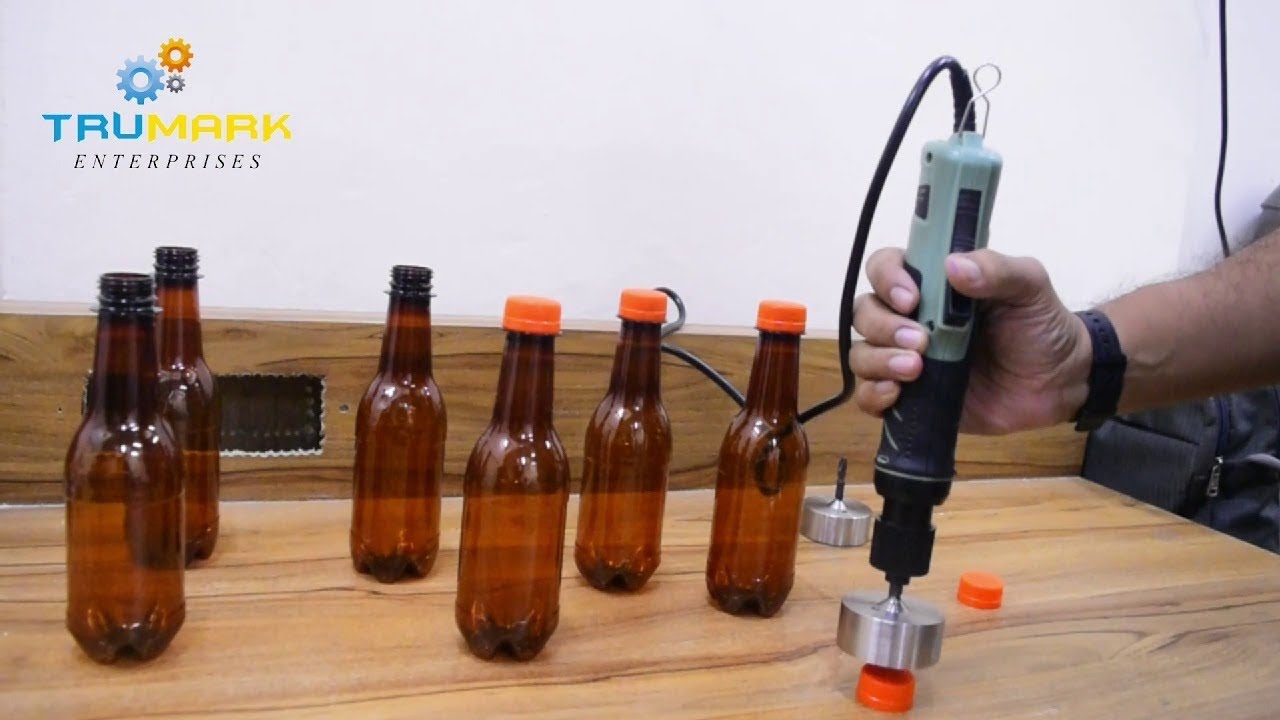 bottle capping machine, bottle packing machine - YouTube