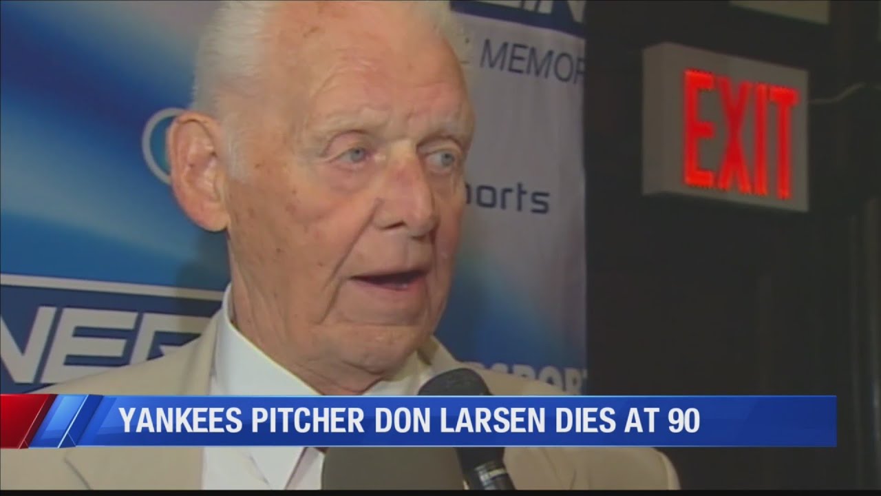 Don Larsen, who threw only perfect World Series game, dies at 90 - YouTube