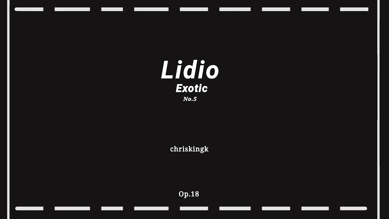 Modo Lidio Escalas Modales | Ejemplo De La Escala Modal Lidia - YouTube