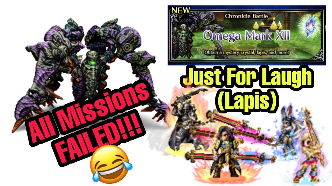 Omega Mark XII - Just For [Laugh] Lapis 🤣 | All Missions Failed! - YouTube