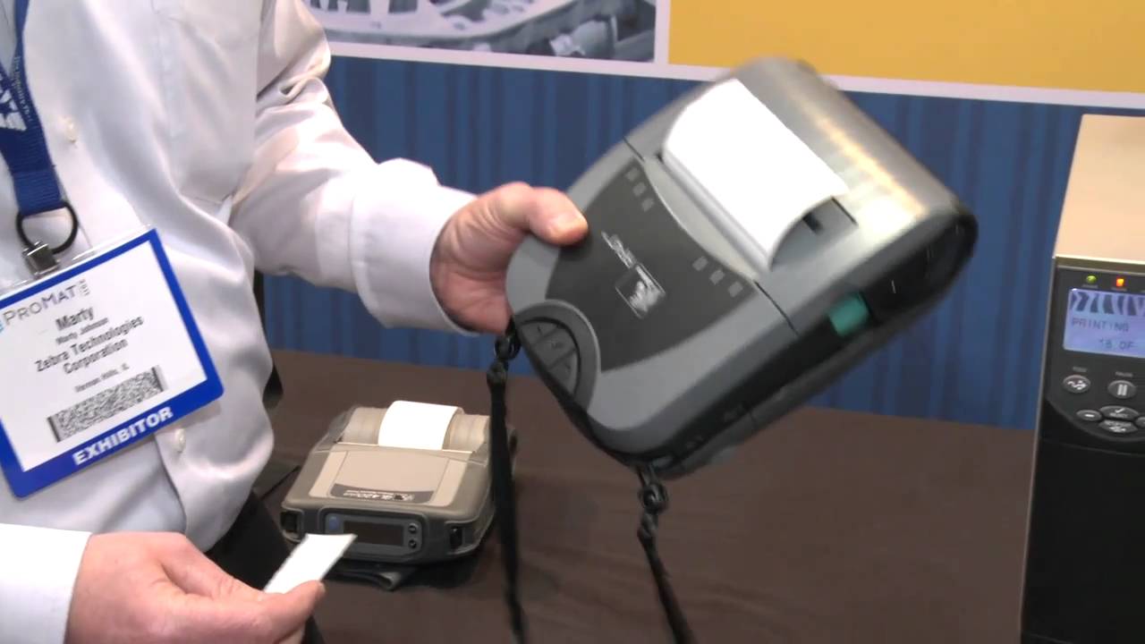 Zebra Technologies show RFID printers at ProMat 2011 - YouTube