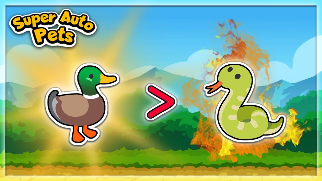 My Opponents BOW DOWN To The ALMIGHTY DUCK in Super Auto Pets - YouTube