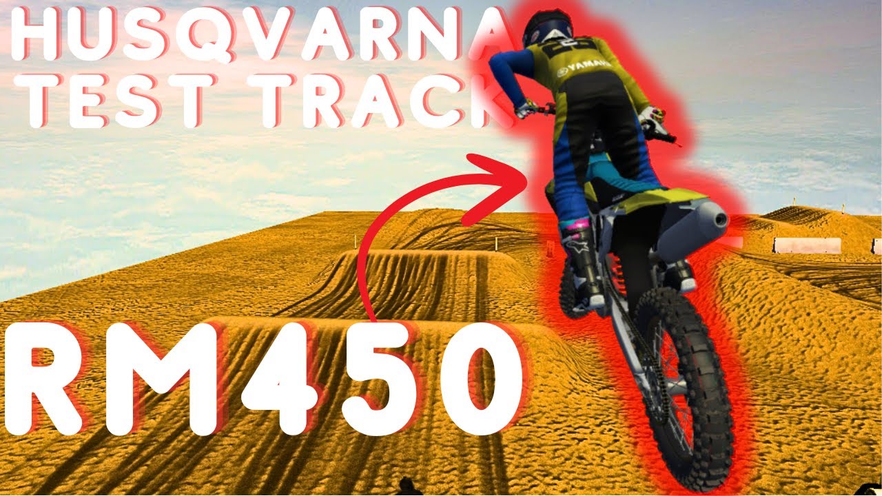 SCRUBBIN' AND WHIPPIN' THE RM450 ON THE HUSQVARNA TEST TRACK!!! - YouTube