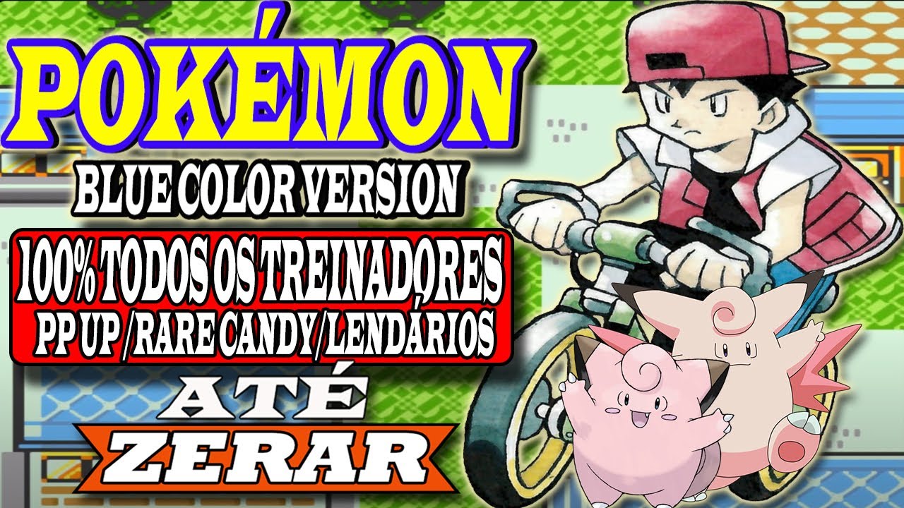 POKÉMON BLUE COLOR VERSION ™ [ATÉ ZERAR] [GAME BOY] [4K/60FPS] - YouTube