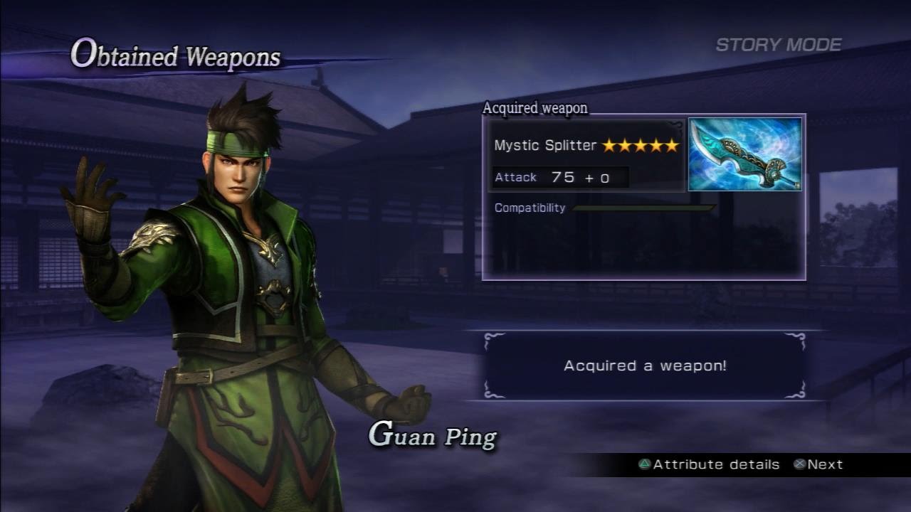 Warriors Orochi 3 Ultimate - Guan Ping Mystic Weapon Guide - YouTube