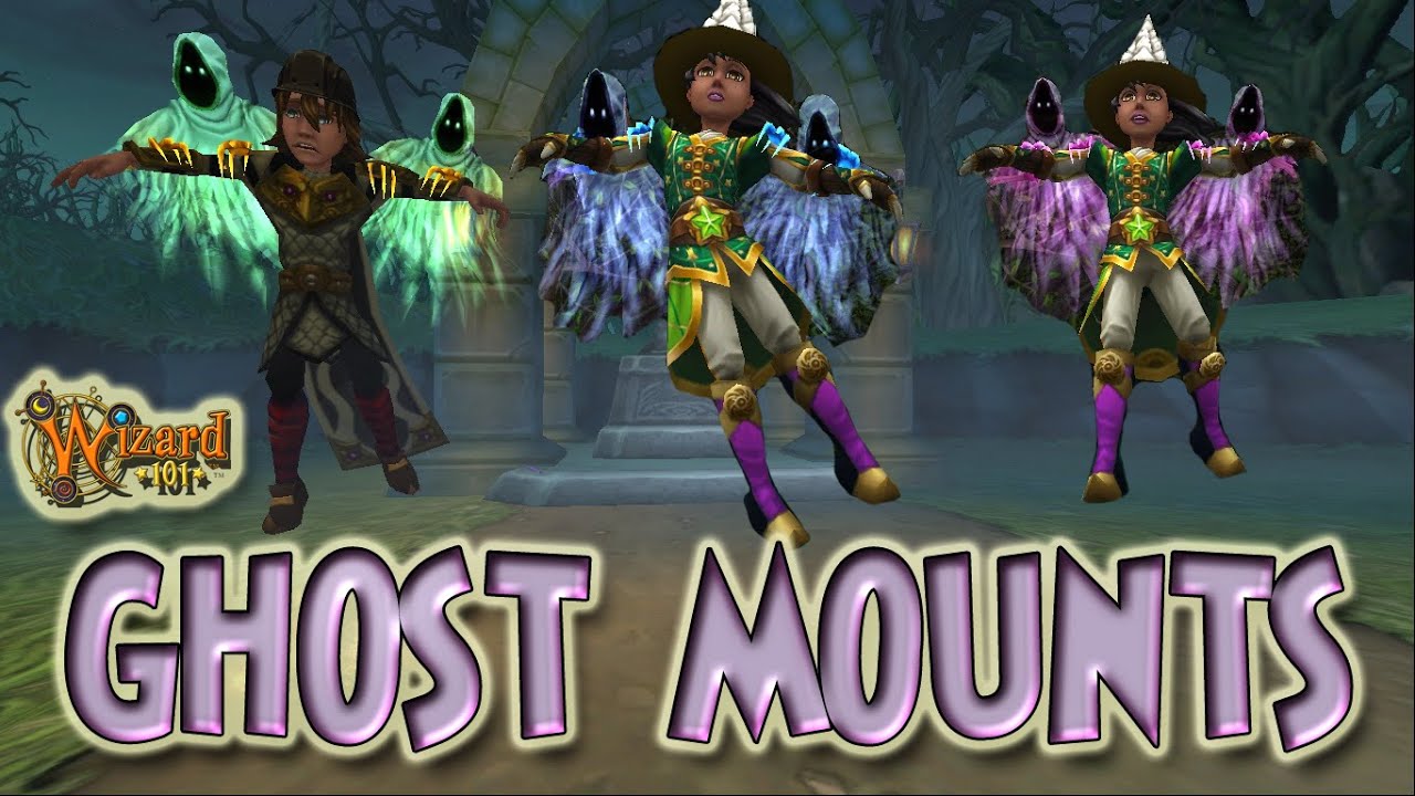 Wizard101: 👻GHOST Mounts 👻Review - YouTube