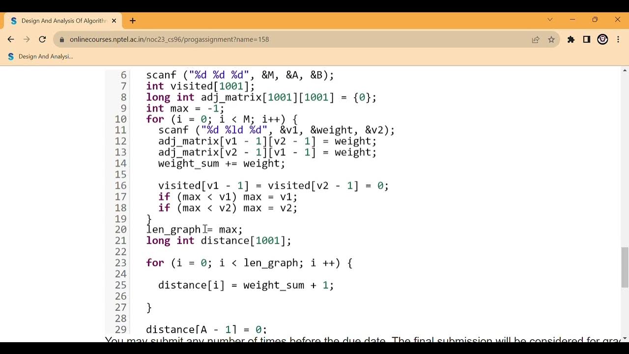 quize and assignment week 4 design and analysis of algorithm nptel solution - YouTube