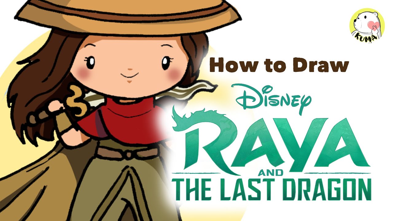How to Draw Raya and the Last Dragon - YouTube