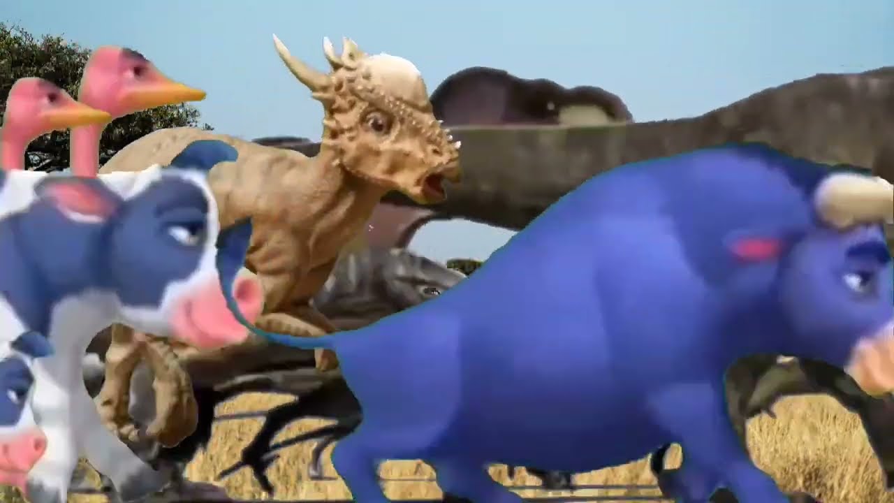 stampede animal stampede animals cartoon animated animals stampede ...