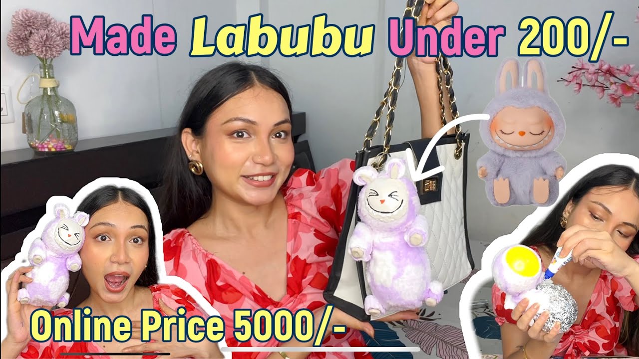 Made Labubu Doll under 200/- at Home | DIY | history of Labubu from ...