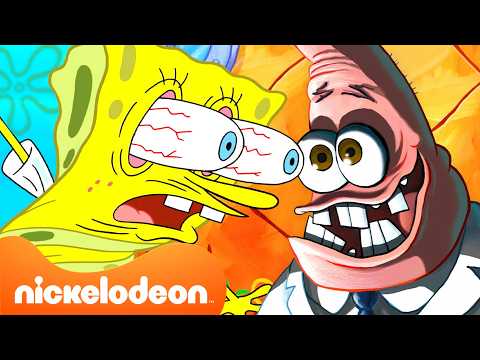 Bob Esponja perdeu a noção! 🤪 com Patrick | 45 minutos | Nickelodeon em Português
