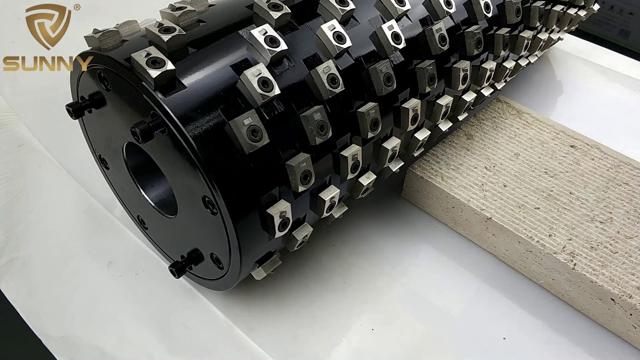 600mm length scratching bush hammer roller for calibration machines ...
