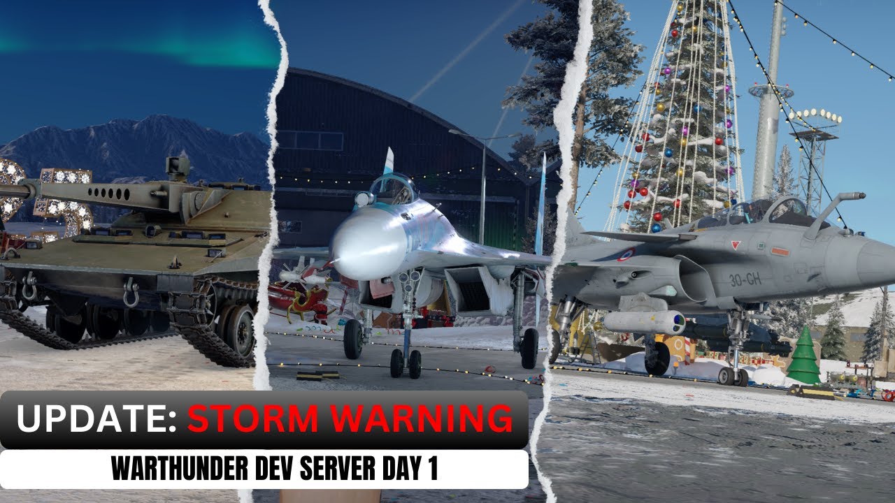 UPDATE STORM WARNING DEV SERVER | All new vehicles coming - YouTube