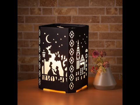 Canvas Project: Love Story Lamp Shade - YouTube