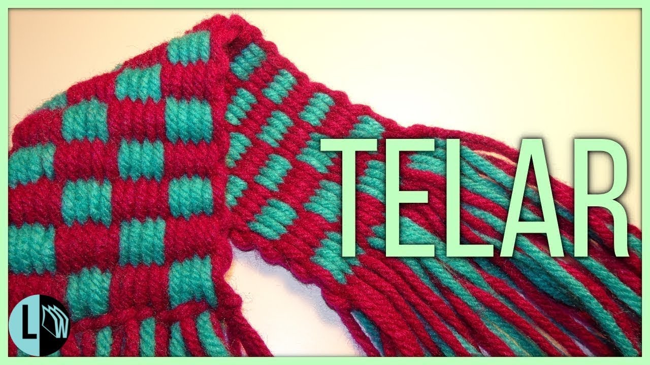 TELAR MAPUCHE · ABORIGEN TEJIDO EN CUADROS / AJEDREZ Paso a Paso. LANA ...