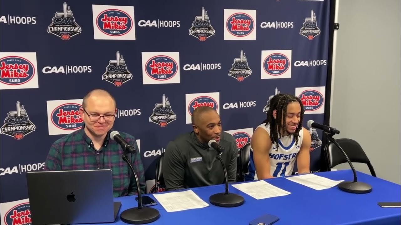 Mbb Hofstra Postgame Press Conference Vs William And Mary 3 5 23