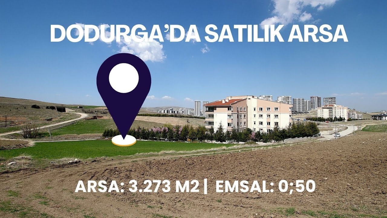 Dodurga’da 3.273 m2 5 katlı site arsası - YouTube