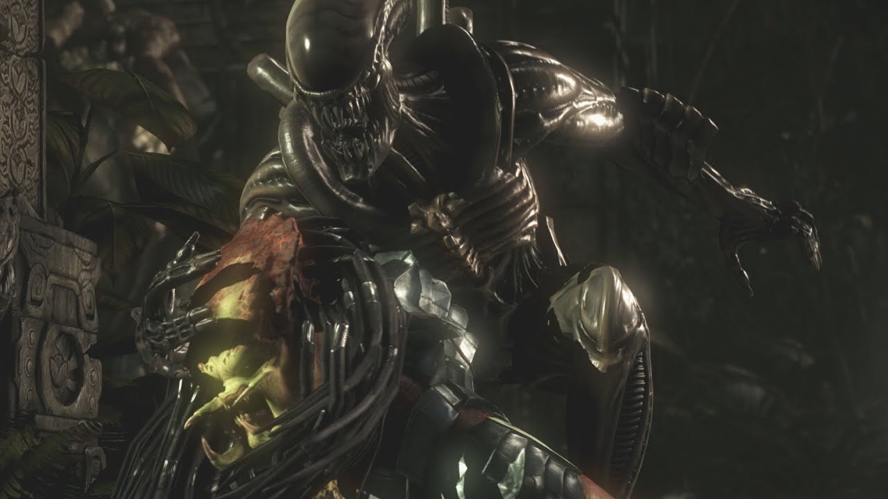 Mortal Kombat XL - Alien X Ray Move "Survival" on All Characters ...