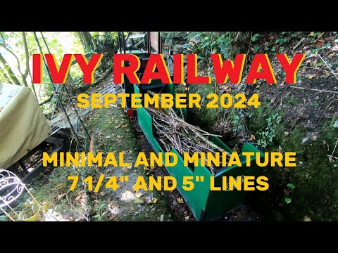 Ivy Railway September 2024 Kindling Collecting Train and 5 Inch Gauge ...
