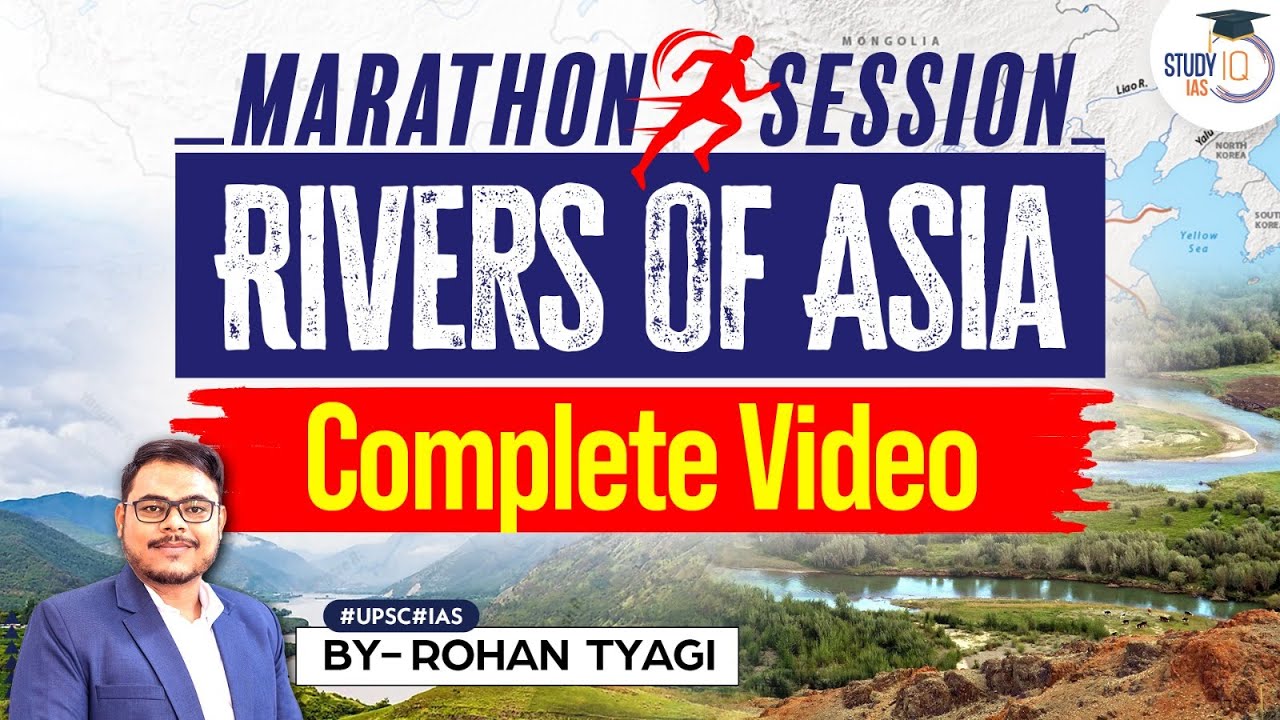 All Asian Rivers Explained through Animations | Geography through Maps ...