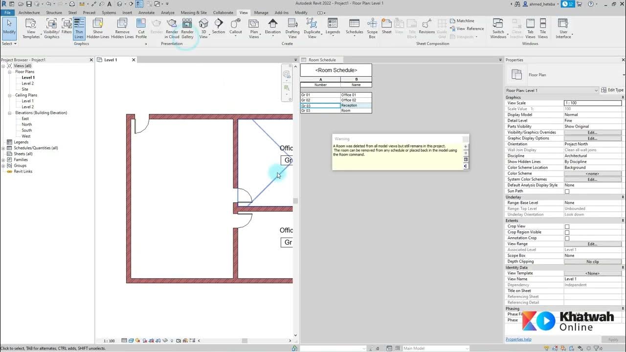 Revit Warnings | Elements Have Duplicate Number Values (Part 02) | خطوة اونلاين - YouTube