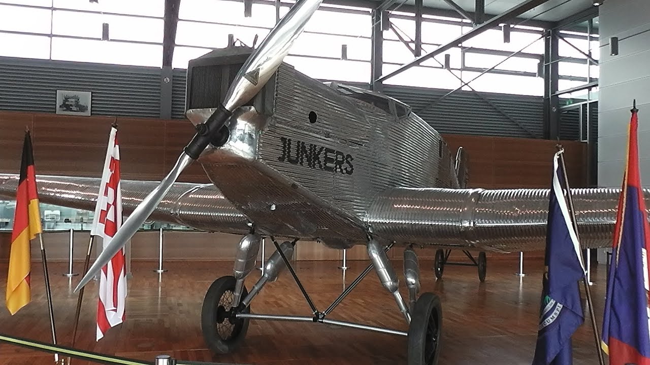 WW2 Relikte Teil 81 : Junkers W33 "Bremen" im Flughafen von Bremen ...