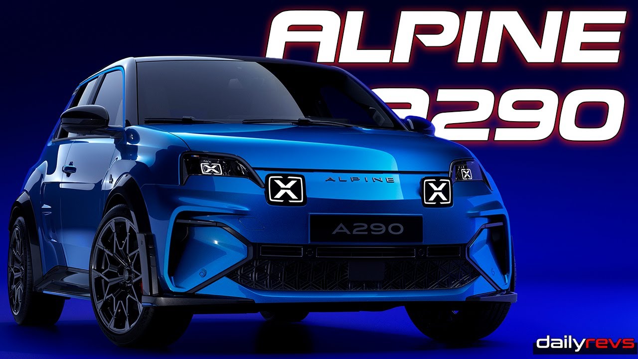 2025 Alpine A290 GTS | Blue Alpine Vision | Design Showcase Footage ! - YouTube