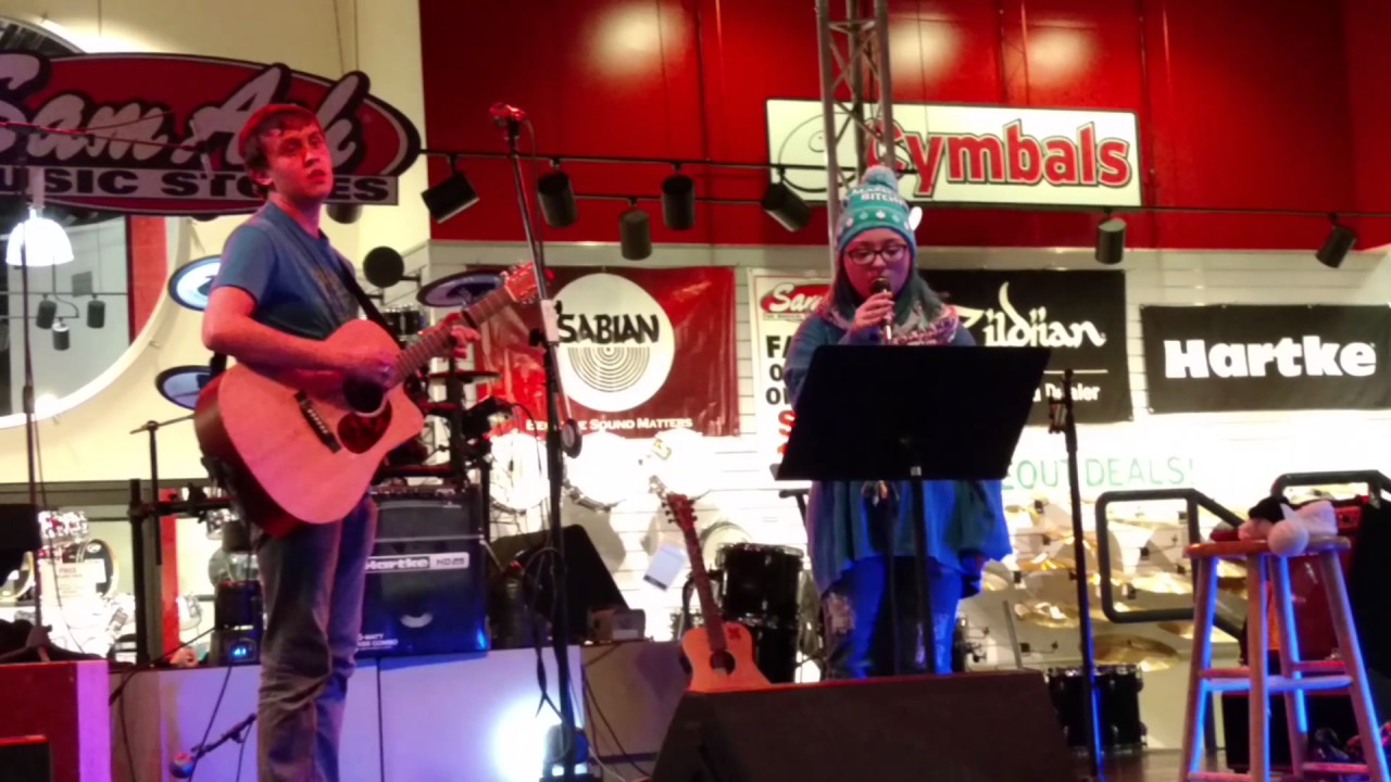 Nick Brehm Performs with Emily Braverman at Sam Ash Dec 21 2016 - YouTube
