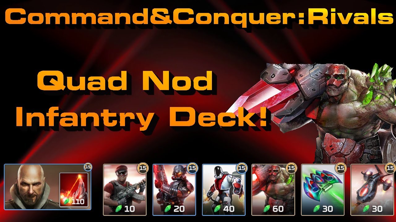 C&C Rivals: Quad Nod Infantry! - YouTube
