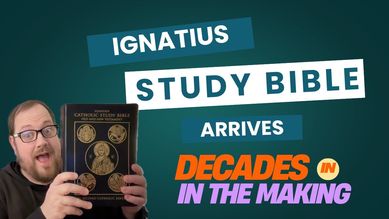 Ignatius Study Bible (complete) arrives at last - YouTube
