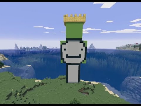 How to Build a Statue of Dream in Minecraft - YouTube