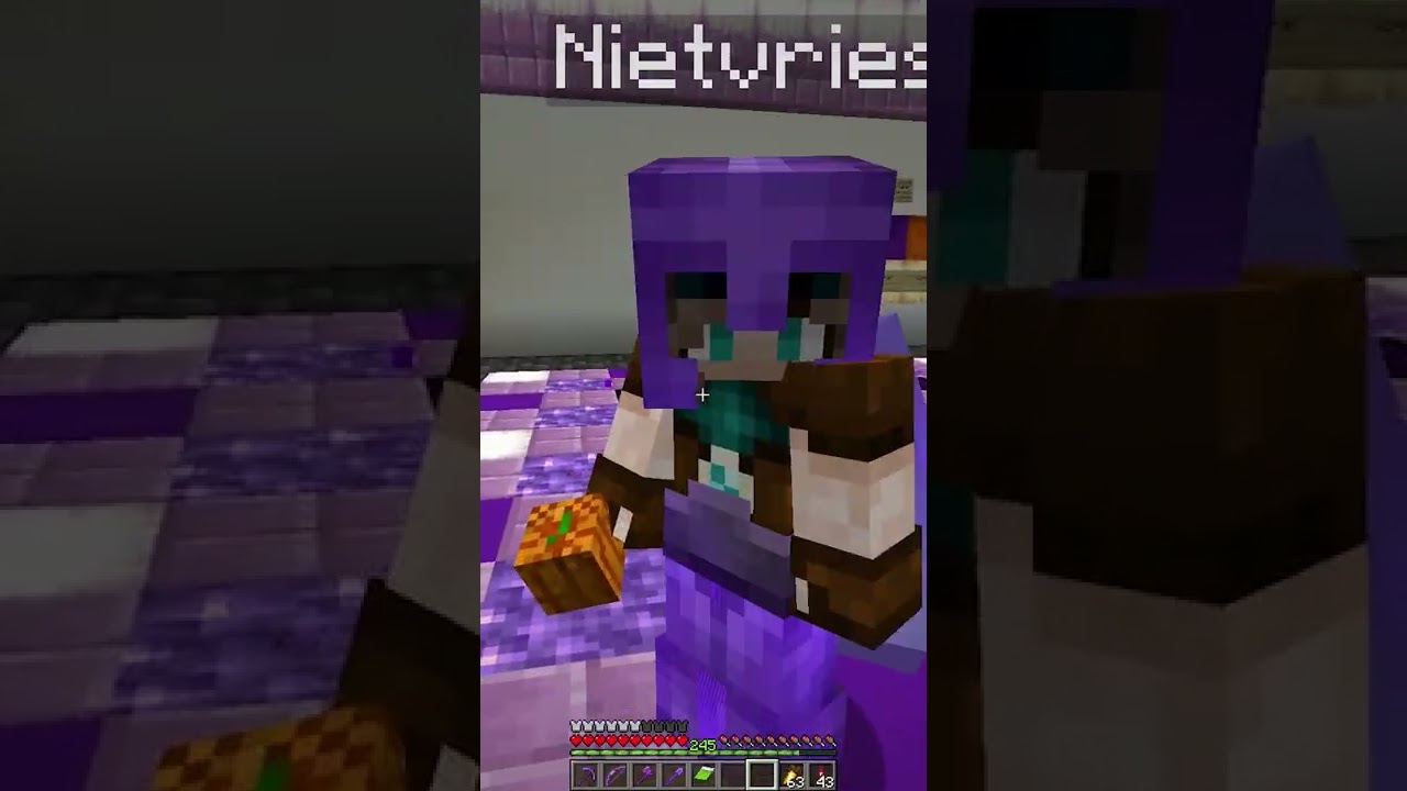 She must pay for violating the rules! 💲 #minecraft #shorts - YouTube