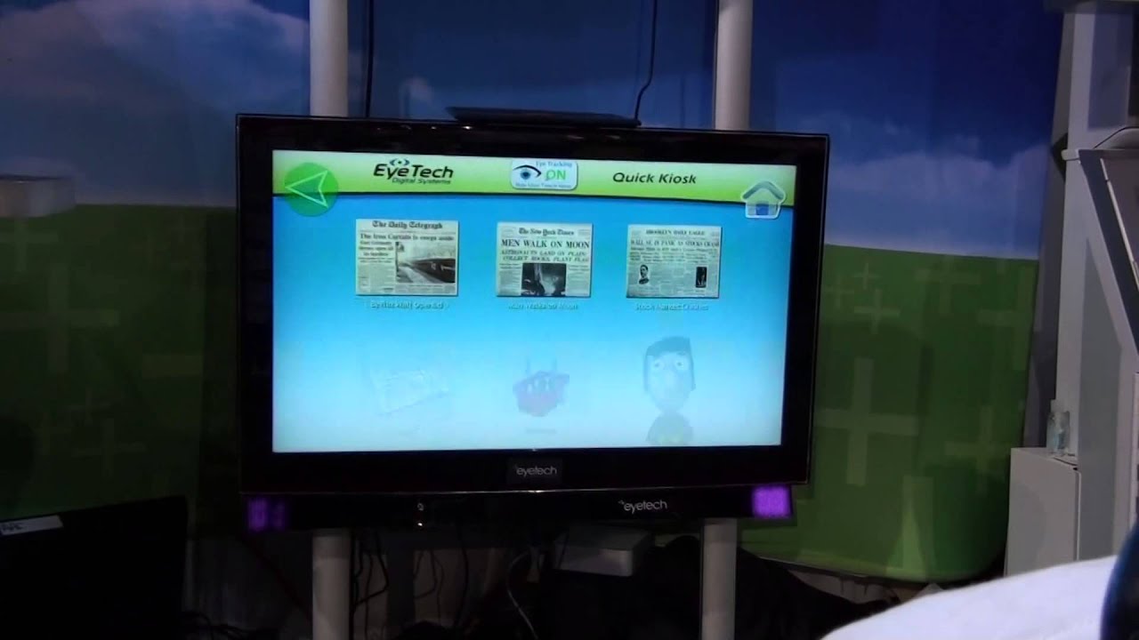 Eye Tracking TV - Remoteless TV Controller - YouTube