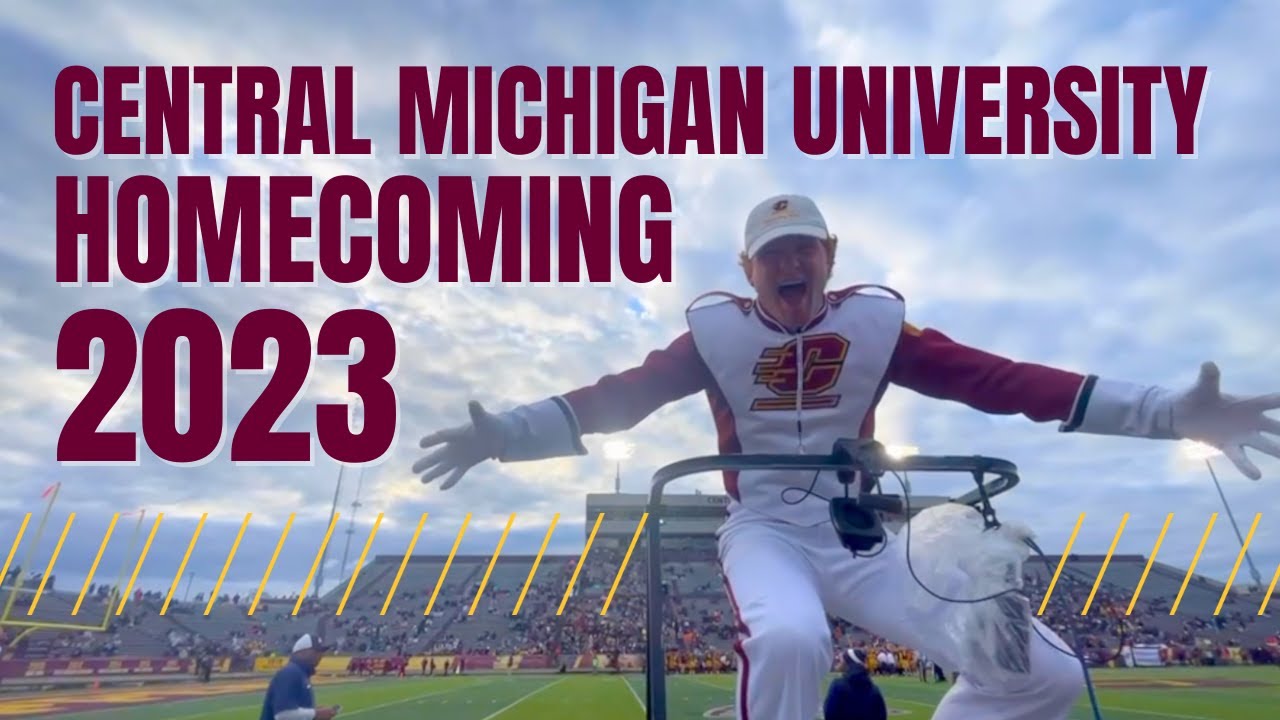 CMU HOMECOMING 2023 W/ THE CHIPPEWA MARCHING BAND!!! - YouTube
