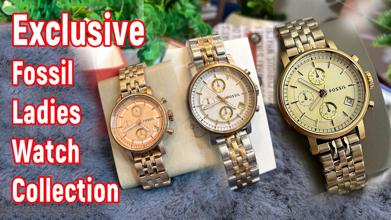 Exclusive Fossil Ladies Watch Collection | Watch Zone - YouTube