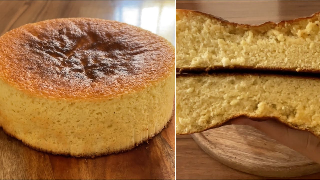 Easy Sponge Cake Recipe with only 3 Ingredients | How to Make Vanilla ...